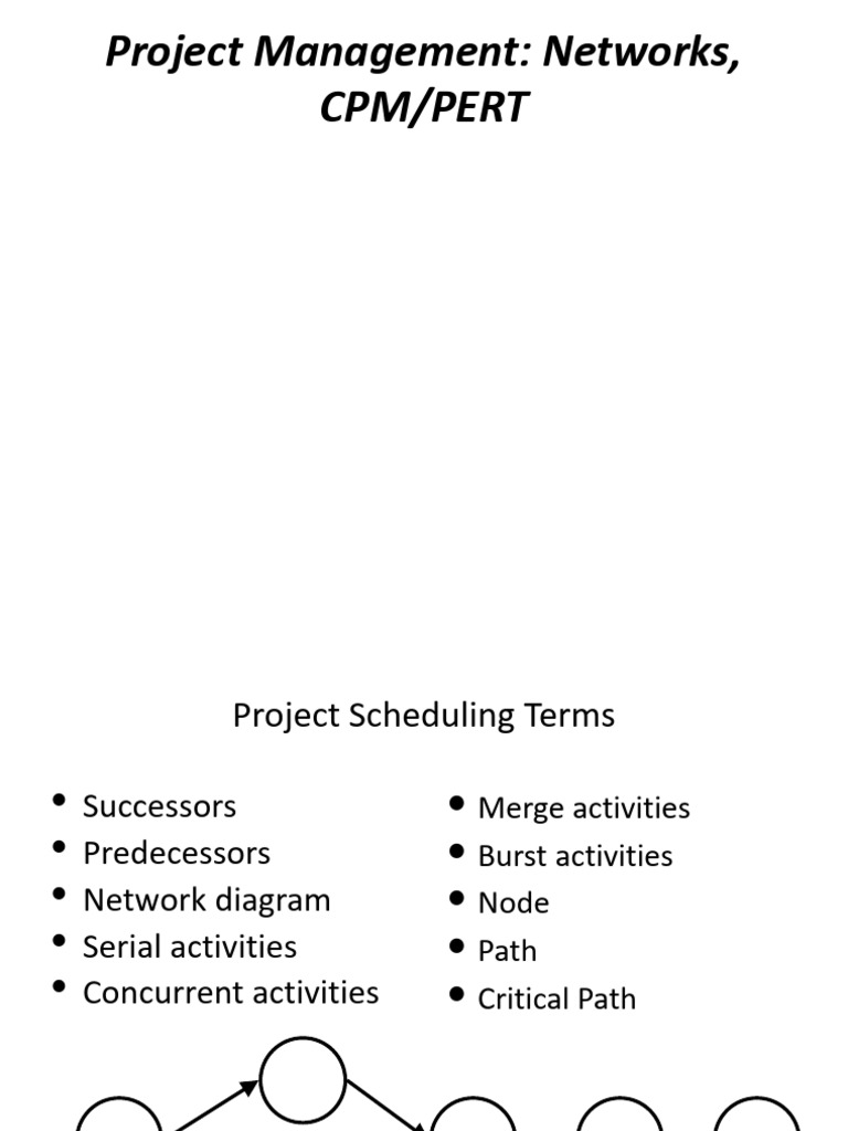 Project Management Networks | PDF | Variance | Standard Deviation