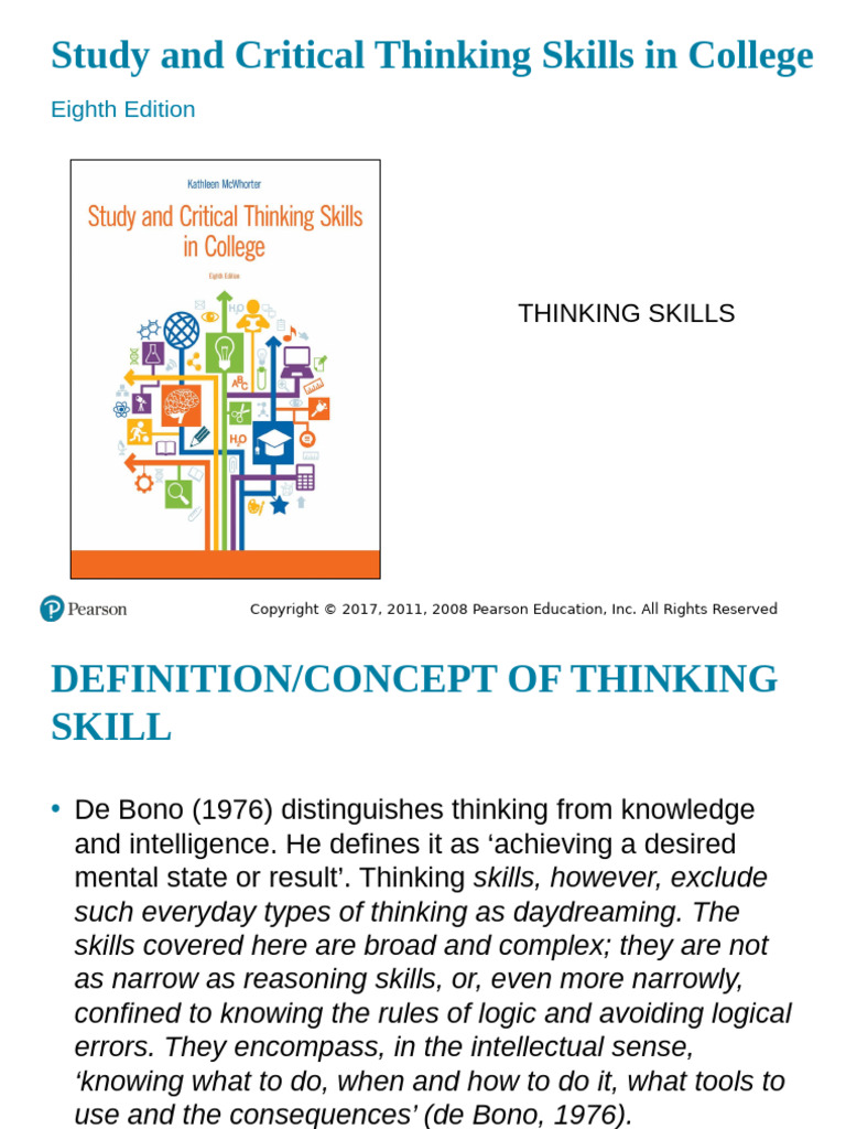 CH 10 Thinking Skills | PDF | Thought | Critical Thinking