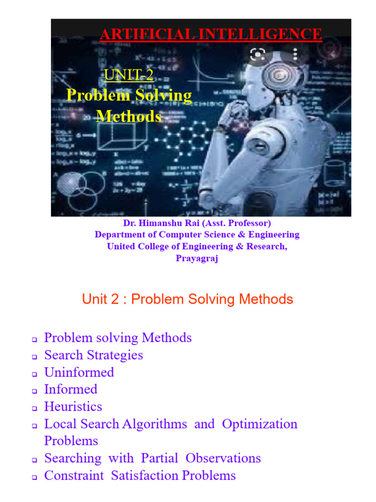 AI Unit 2 | PDF | Applied Mathematics | Algorithms