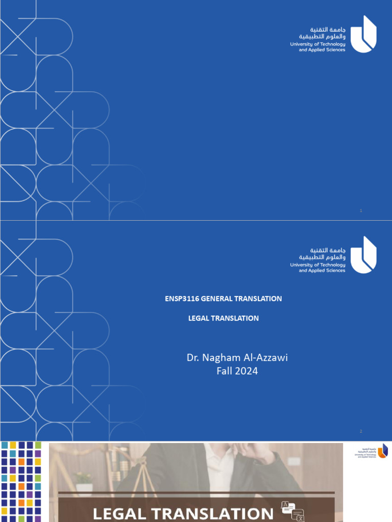 Legal Translation | PDF | Translations | Ambiguity Legal Translation | PDF | Translations | Ambiguity
