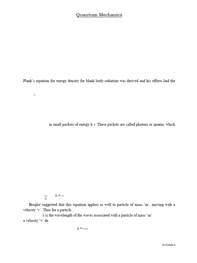 Modul2 2 Quantum Mechanics-3 | PDF | Waves | Wave Function