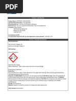 Silver Nitrate Safety Data Sheet | PDF | Firefighting | Toxicity