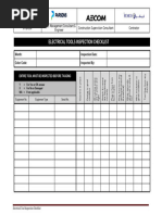 Portable Electrical Tools Safety Checklist | PDF | Electrical Connector ...