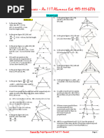 Parallel Lines Angle Problems | PDF | Triangle Geometry | Polytopes