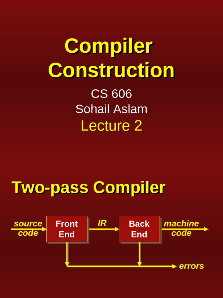 Lecture 02 | PDF | Parsing | Compiler