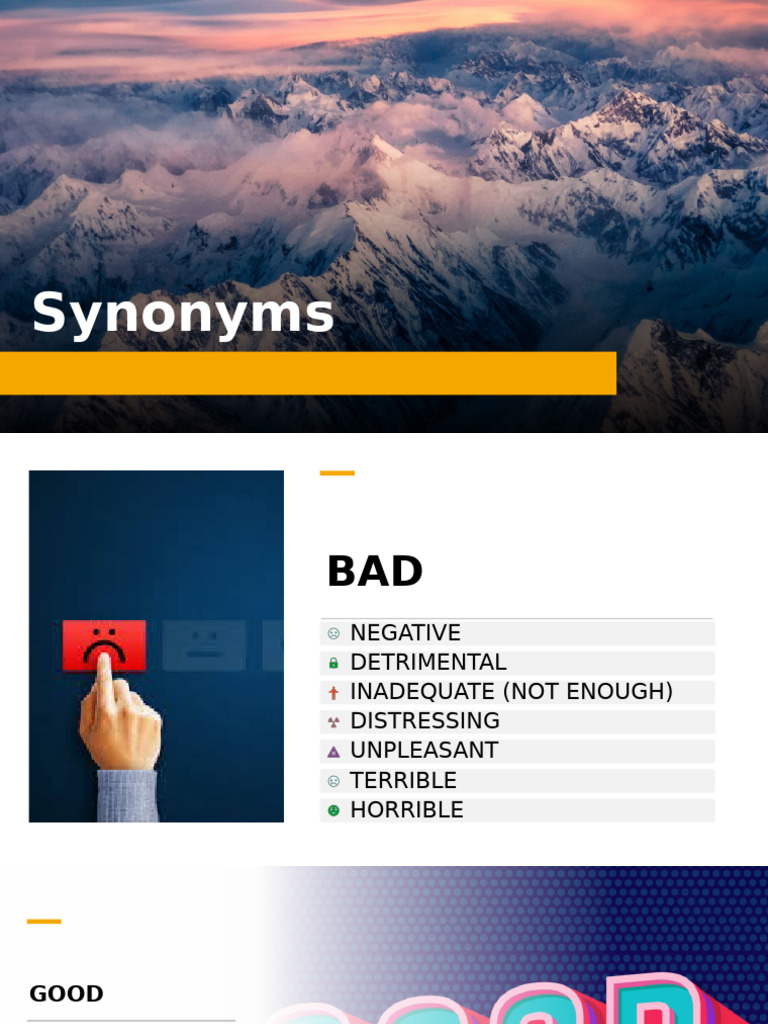 Synonyms | PDF