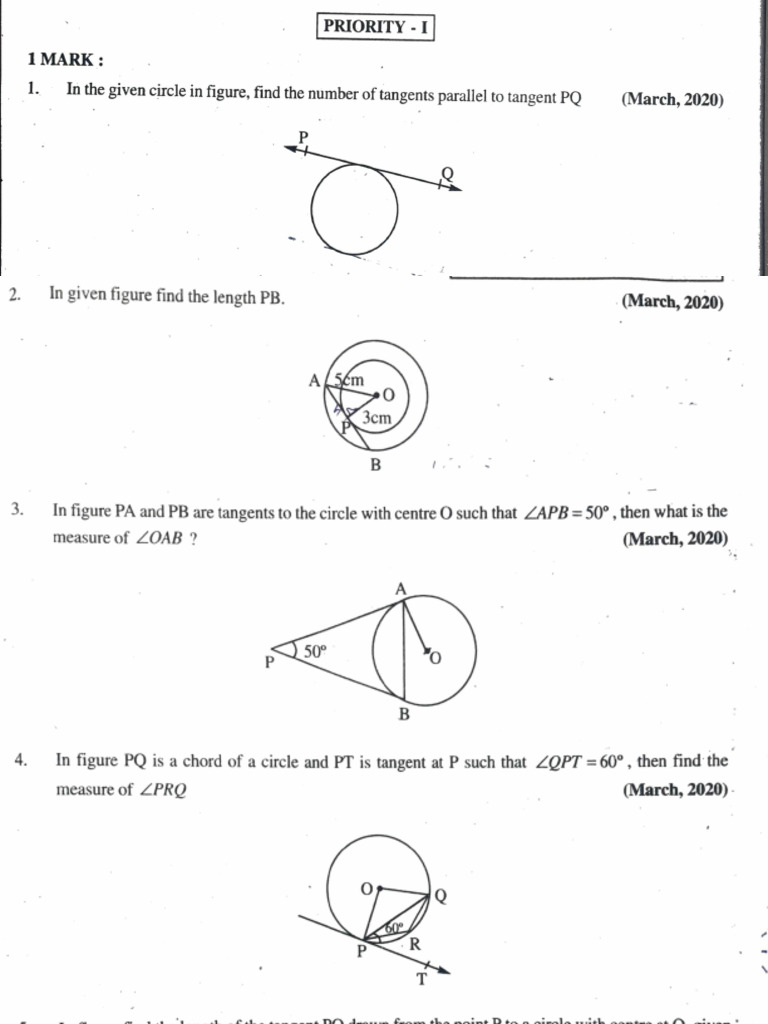 Circles - Priority Worksheets | PDF