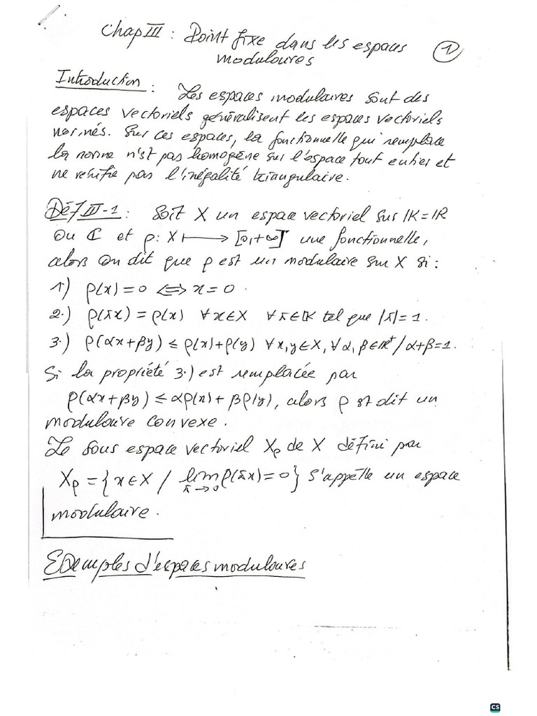 Chapitre 3 Point Fixe +TD3 | PDF