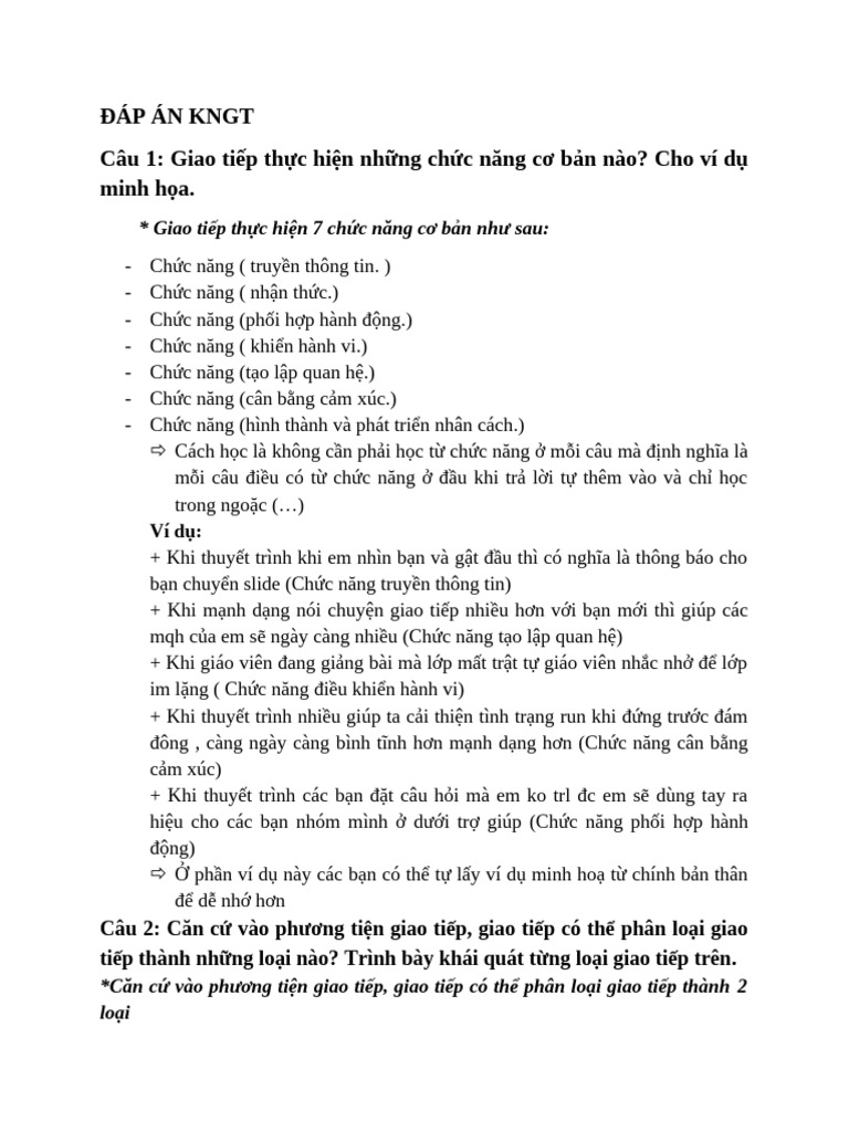 ĐÁP-ÁN-KNGT | PDF