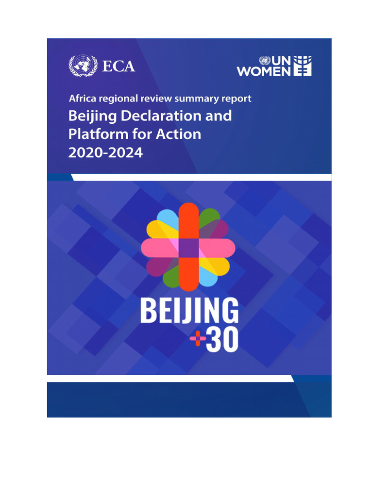 African Regional Review Summary Report Beijing Declaration 2024 | PDF | Gender Studies | Gender ...