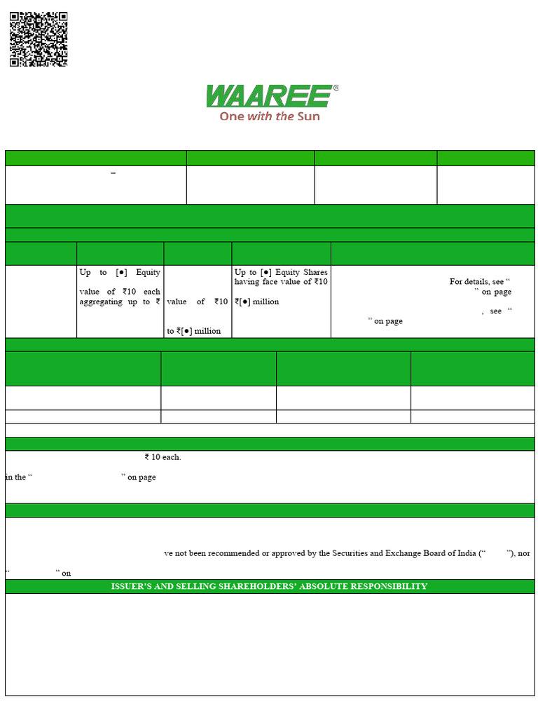Waaree Energies Ipo RHP | PDF | Stocks | Private Sector