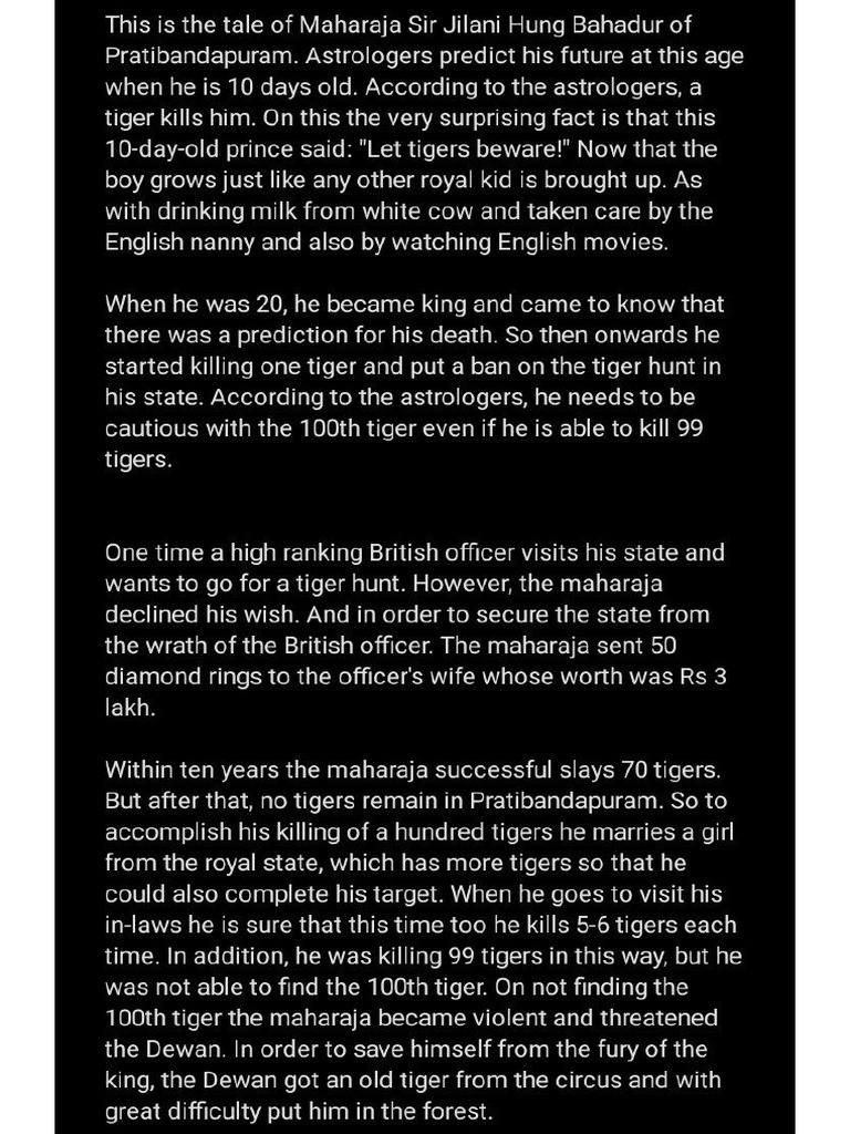 the tiger king | PDF