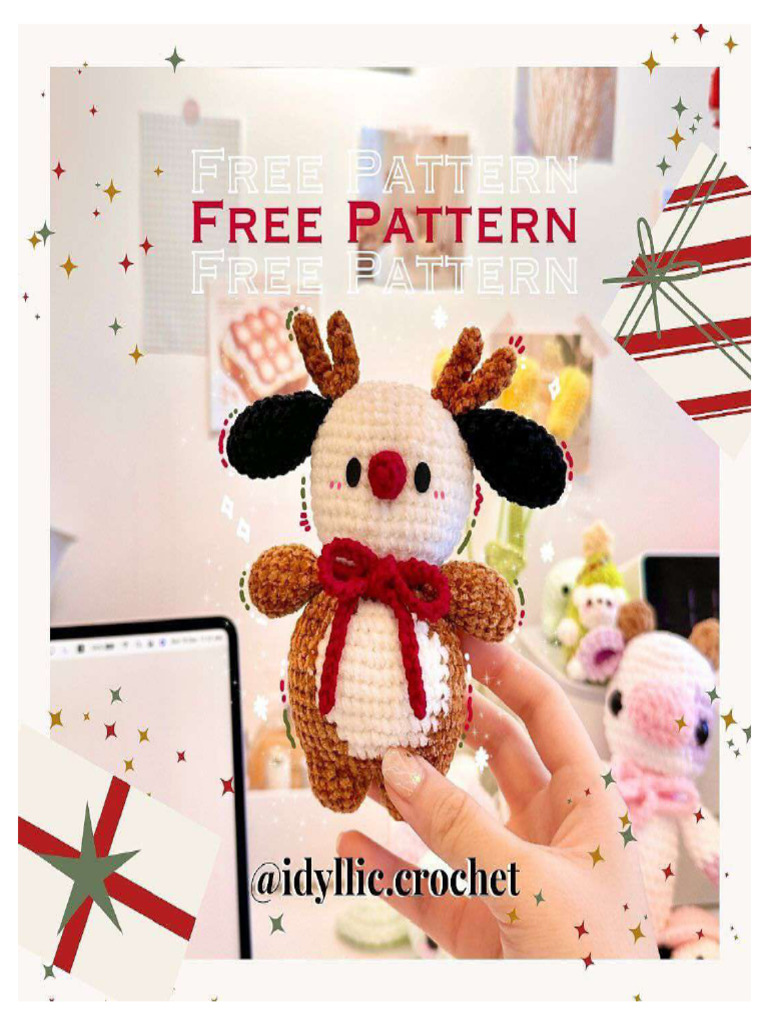 Plush Dee Molly For Christmas Amigurumi Pattern 1 | PDF