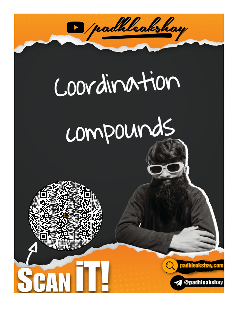 Coordinate Compounds | PDF