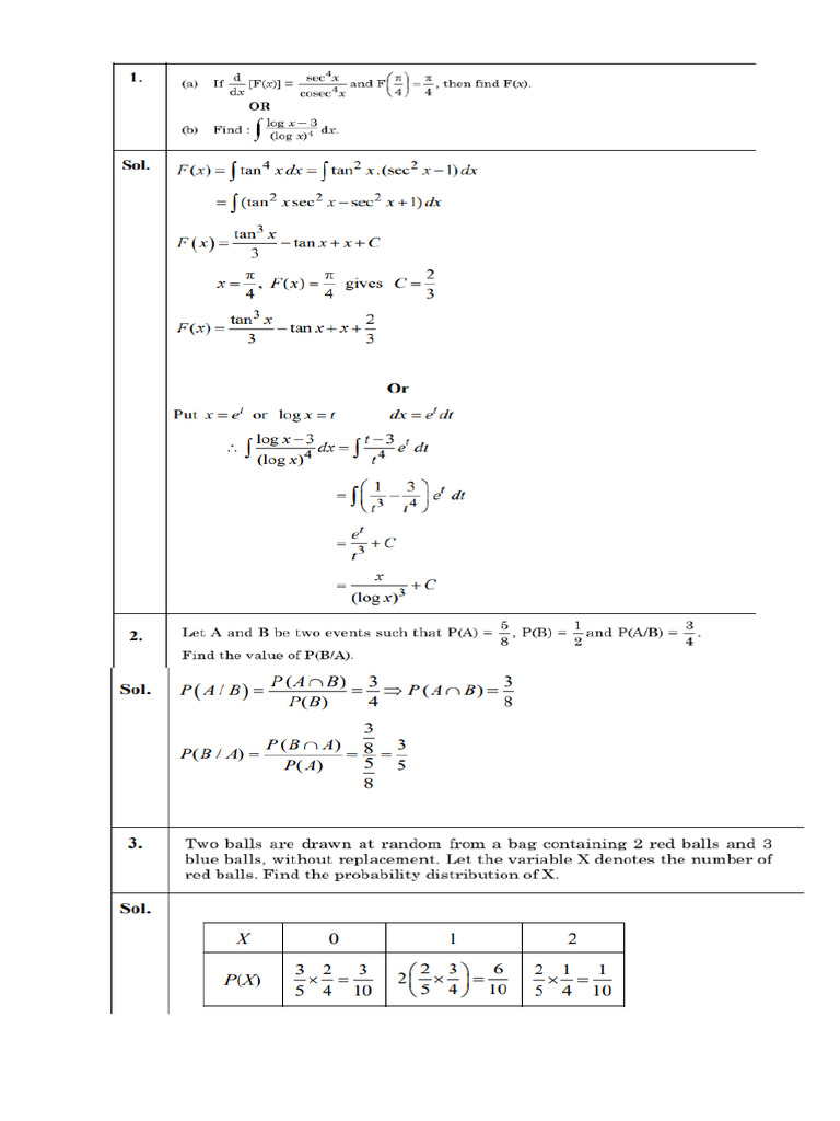 Answers of PYQs | PDF