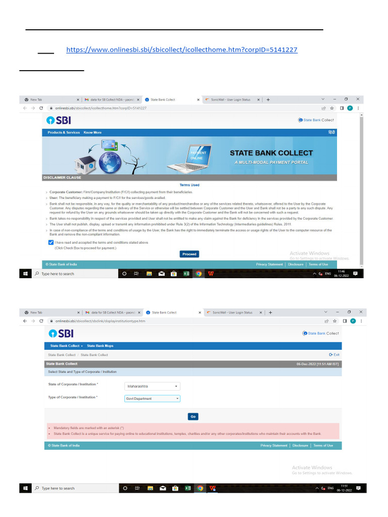SB Collect Link | PDF