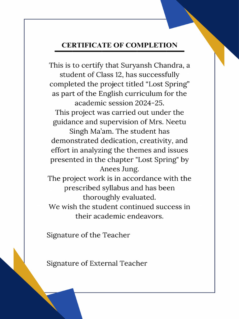 CERTIFICATE | PDF