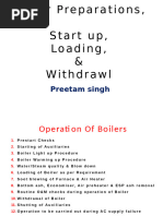 SOP For Operation of Boiler | PDF | Boiler | Valve