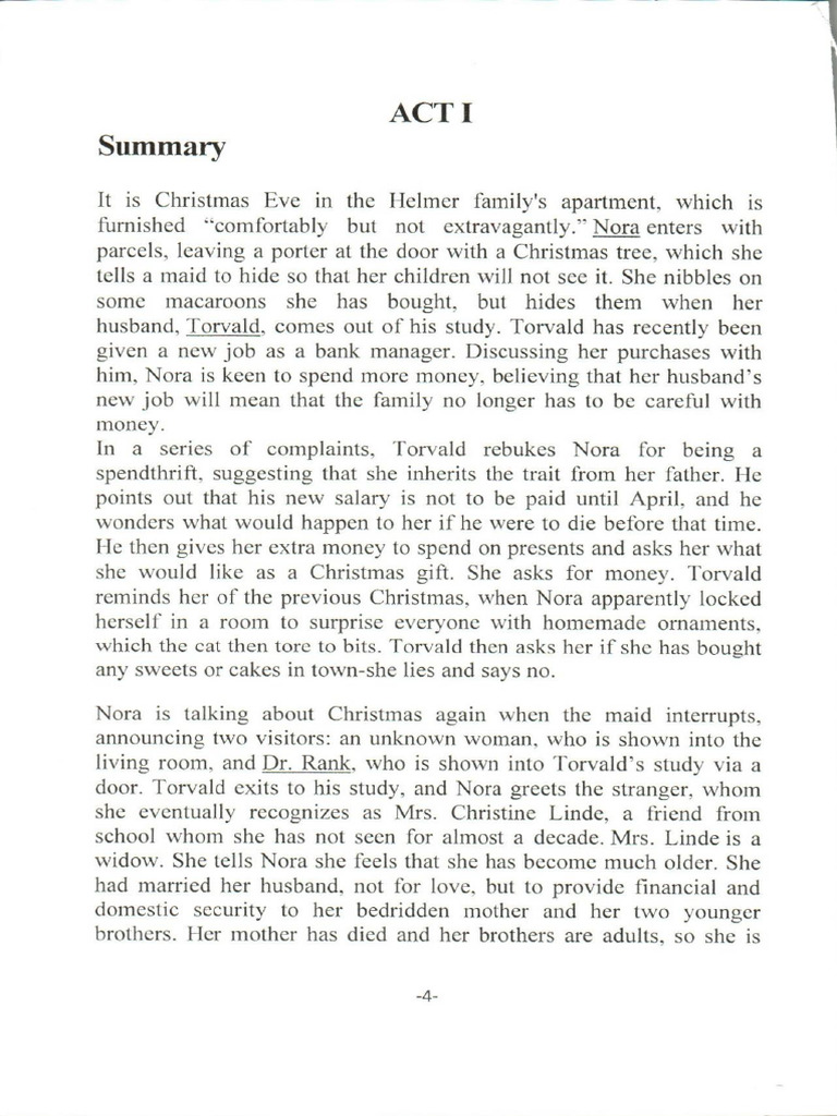 Act One Full With Questions and Answes by Me | PDF