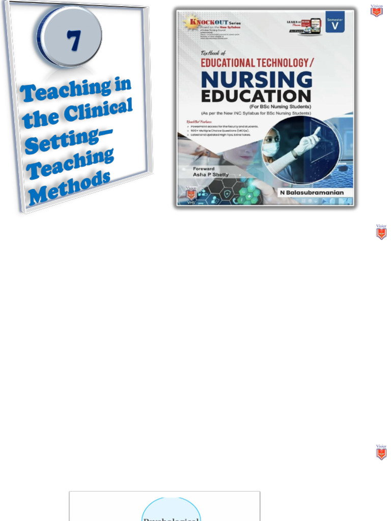 Chapter 7 Teaching in The Clinical Setting-Teaching Methodsencrypted | PDF | Nursing | Learning