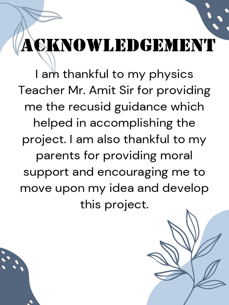 Blue Simple Aesthetic Floral Notebook Cover Page A4 | PDF