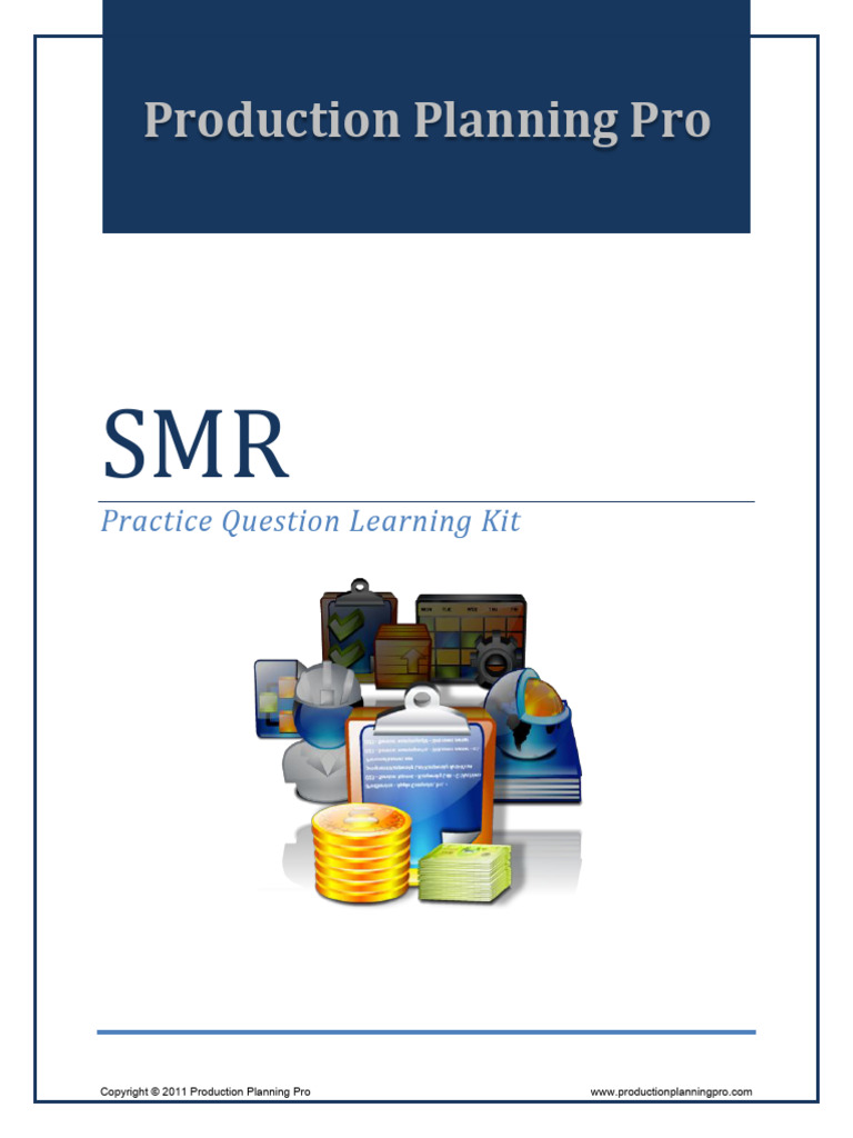 Production Planning Pro SMR Practice Question Learning Kit | PDF | Lean ...