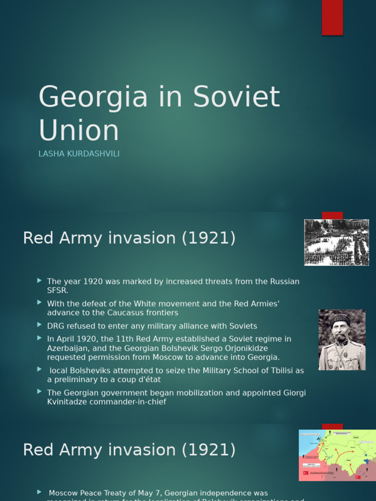Georgia's Soviet Era: Invasion to Independence | PDF | Georgia (Country ...