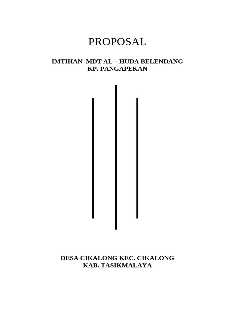 Proposal MDT AL HUDA | PDF