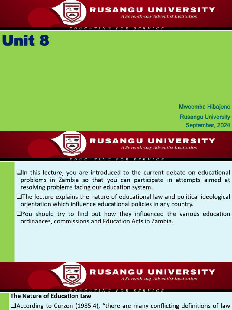 Lecture 8 Education Laws, Ordinances and Acts | PDF | Constitution ...