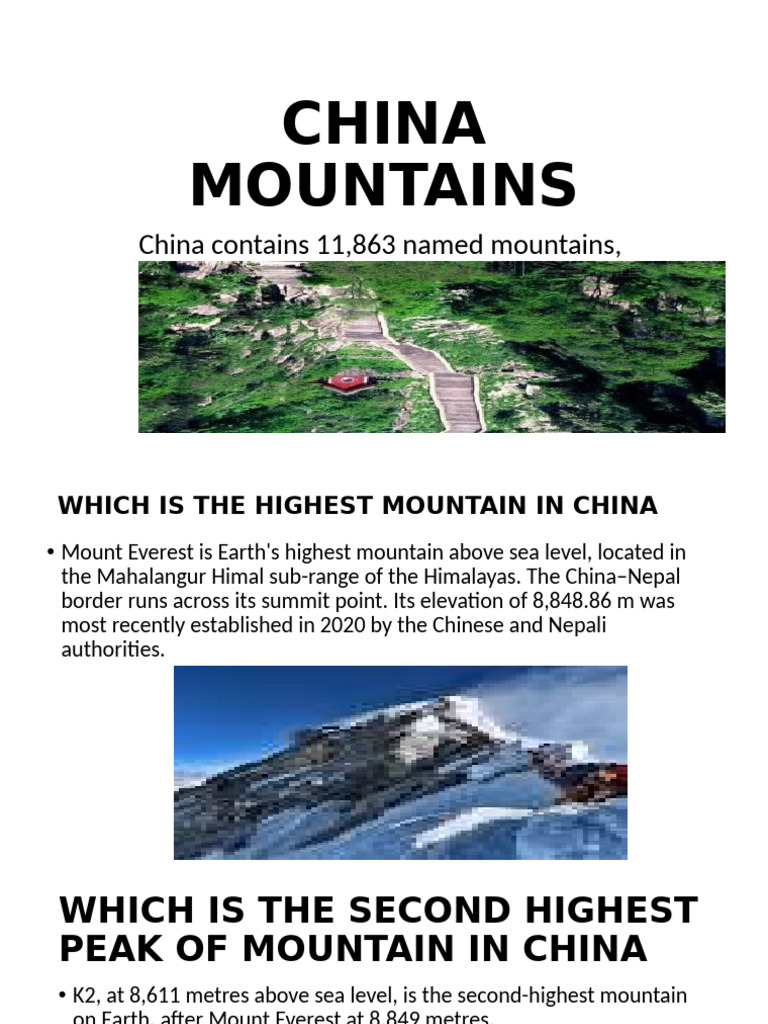 CHINA MOUNTAINS FATIMA ALI ASGHAR ^JCLASS 6 | PDF