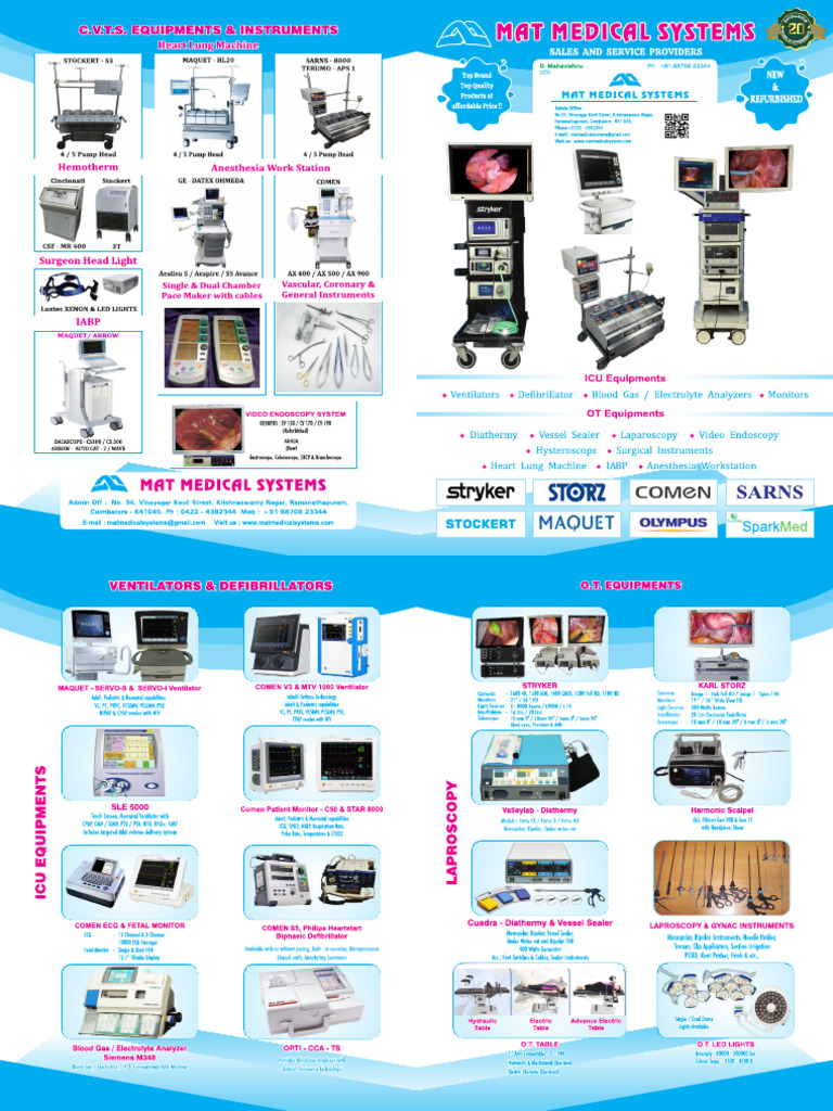 Mat Medical Catalogue - 2024 | PDF