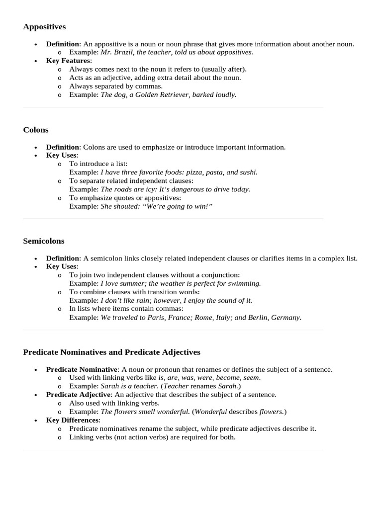 English Grammar Review Again | PDF | Clause | Subject (Grammar)