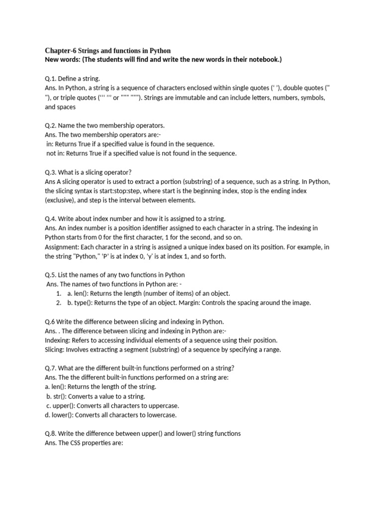 Class8contentaugust Pdf String Computer Science Sequence 6721