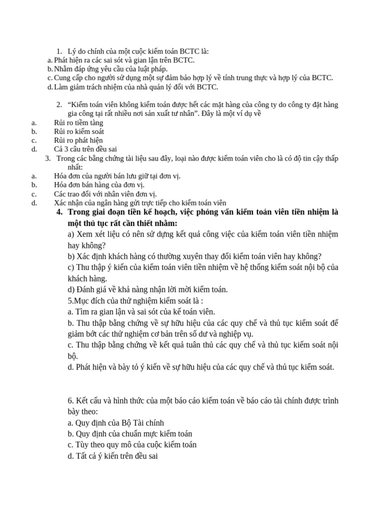 ND Ôn Thi KTTC | PDF