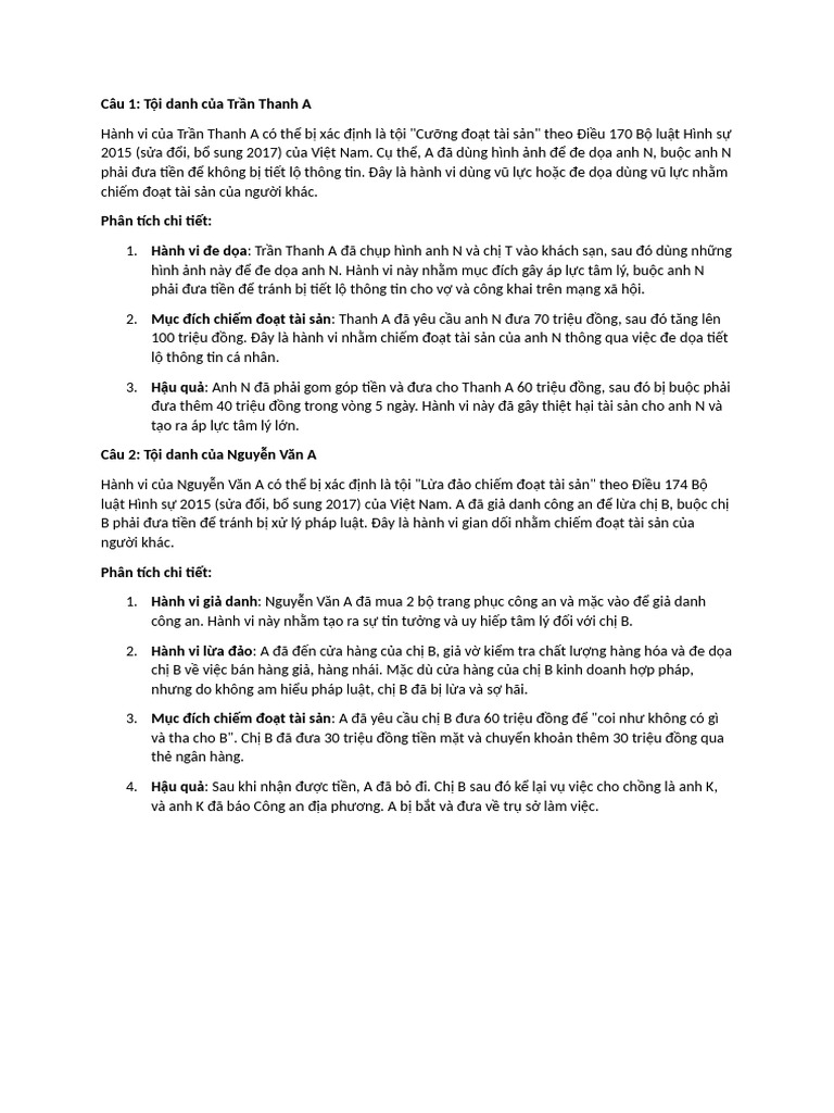 [PLDC] Xử lý tình huống 7.2 | PDF