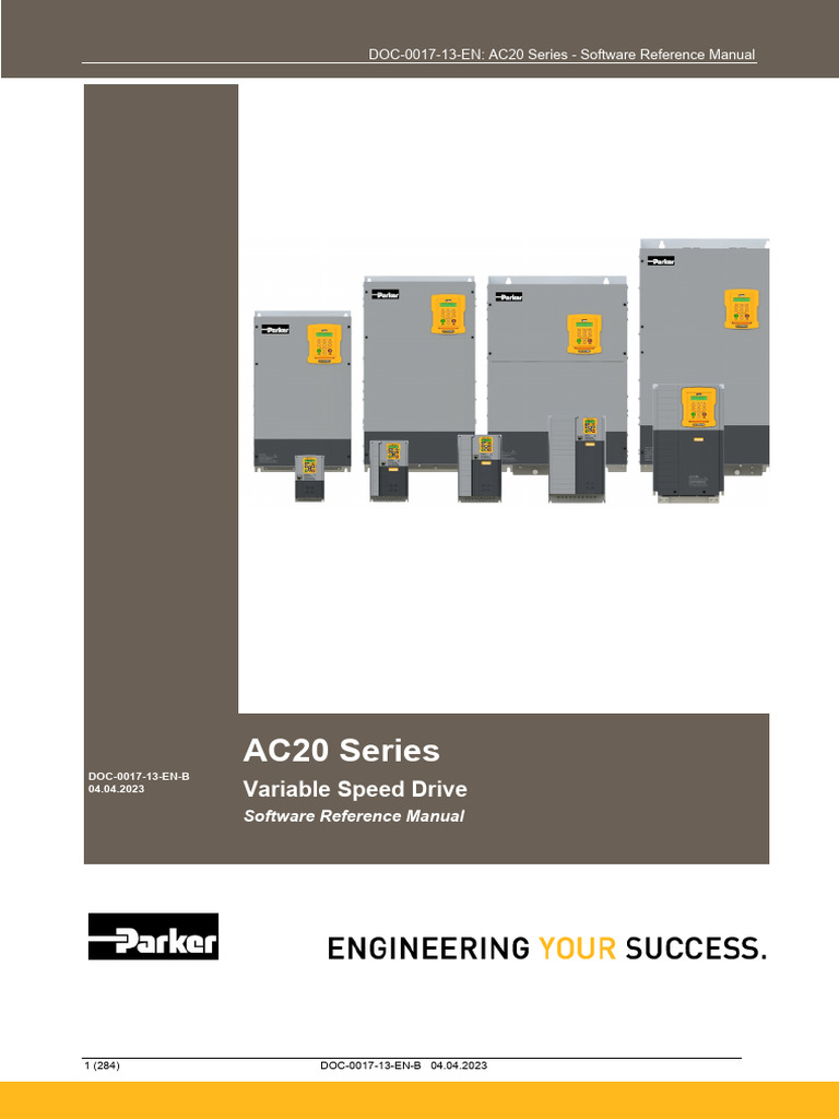 AC20 Series Software Manual Guide | PDF | Power Inverter | Capacitor