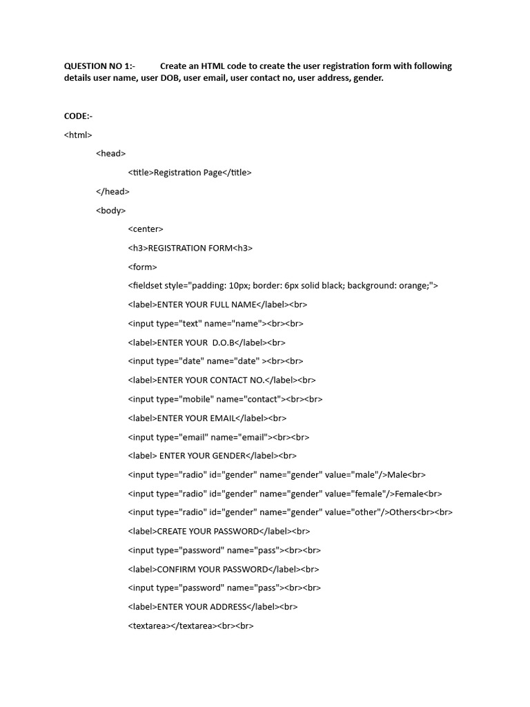 web development | PDF | Html | Html Element web development | PDF | Html | Html Element