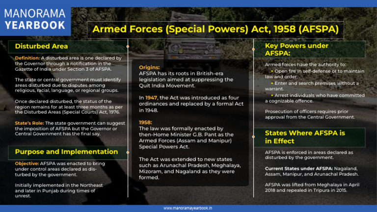 AFSPA | PDF | Common Law | Crime & Violence