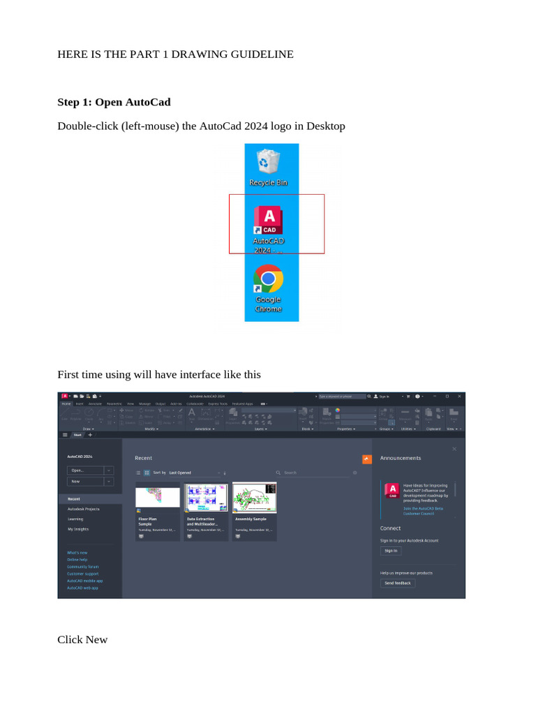 Part 1 Drawing Guideline | PDF