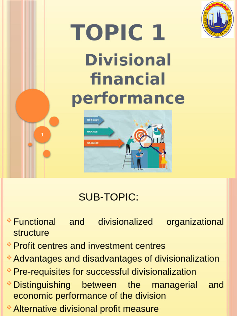 1a - DIVISIONAL PERFORMANCE | PDF | Net Present Value | Return On Investment