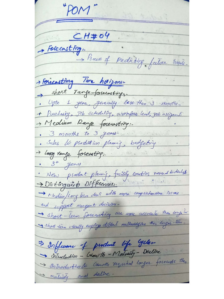 CH 4 Notes | PDF