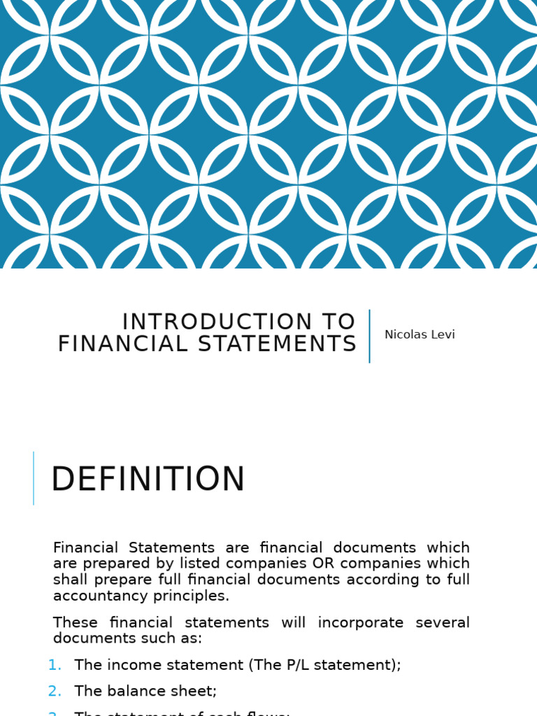 07_Introduction-to-Financial-Statements | PDF | Equity (Finance) | Income Statement