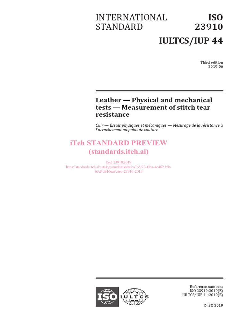 55. ISO 23910 (2019) | PDF | International Organization For Standardization