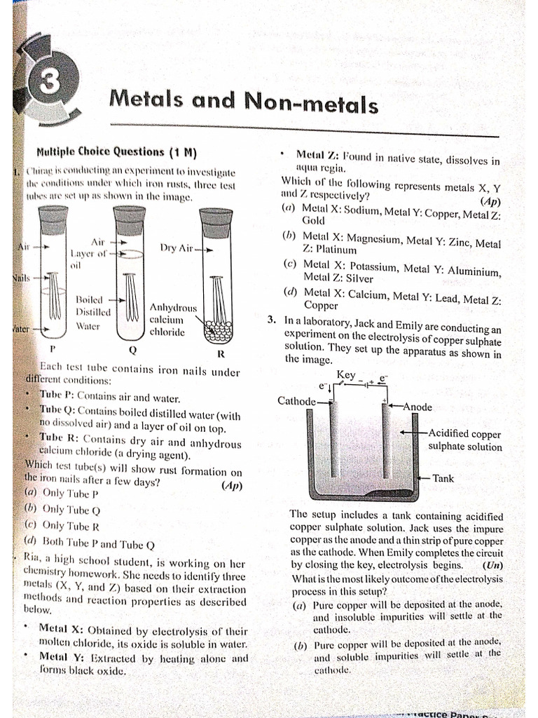 metals and non metals | PDF
