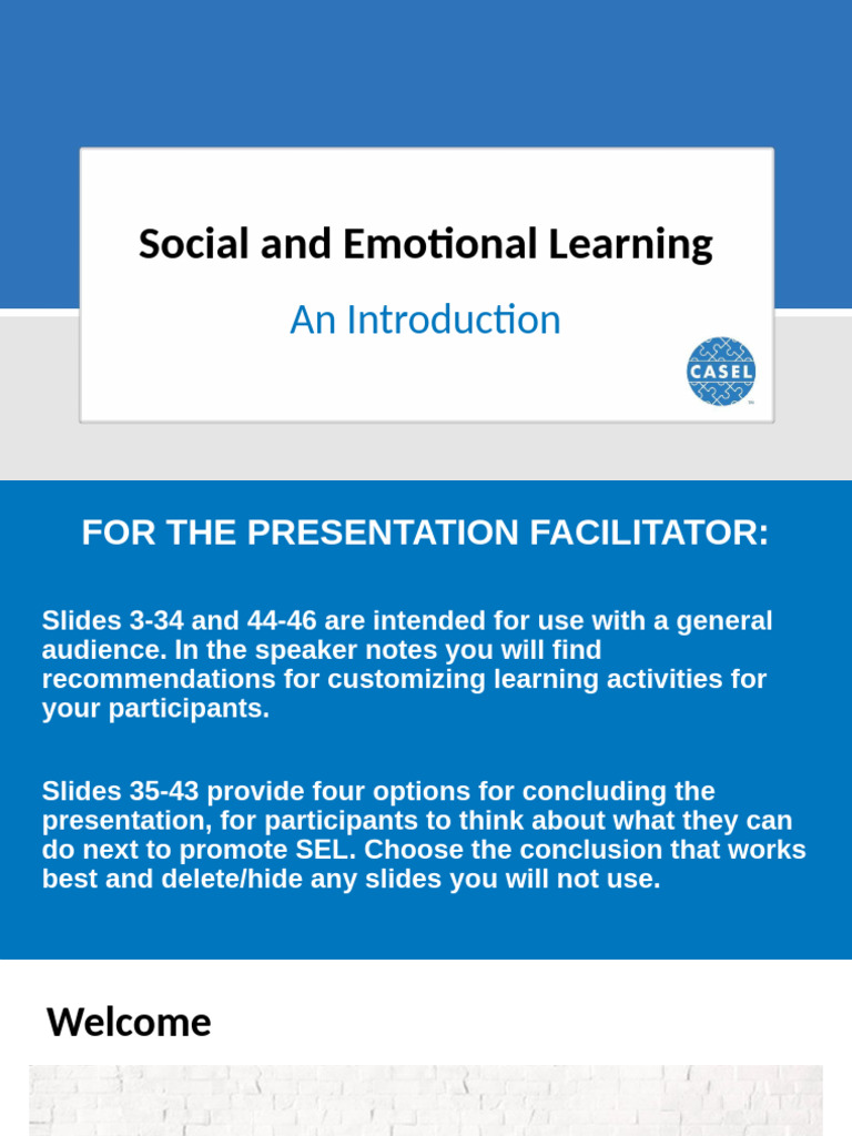 2021.6.29 SEL 101 Sample Presentation | PDF | Psychological Concepts ...