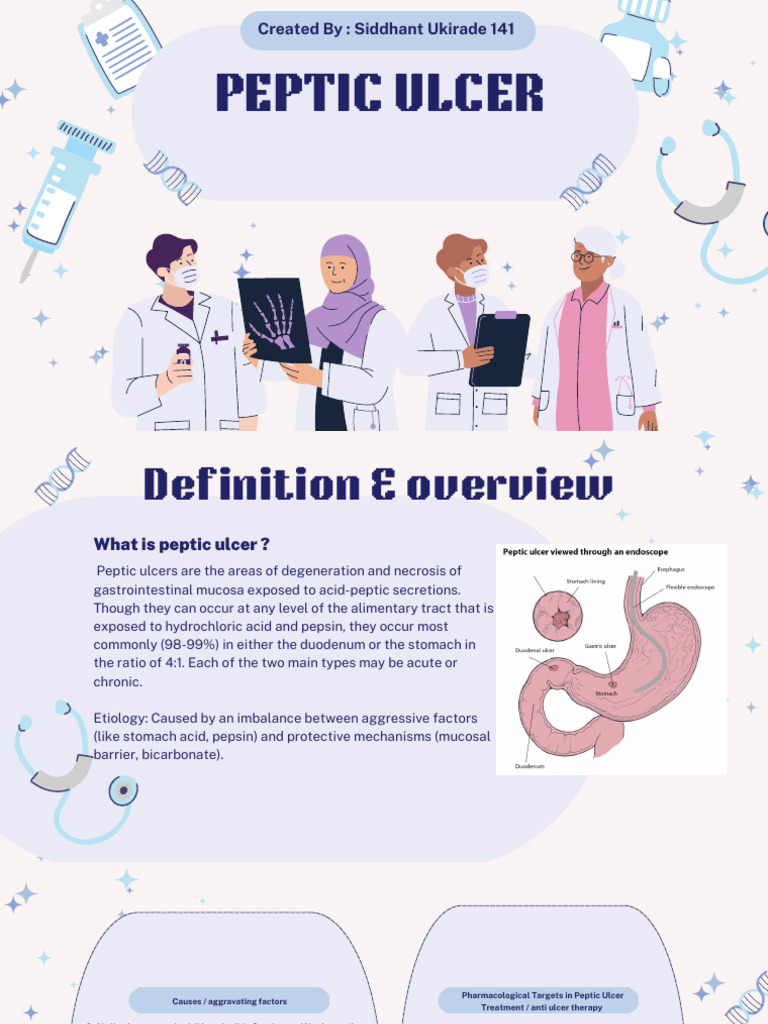 Peptic Ulcer PDF | PDF