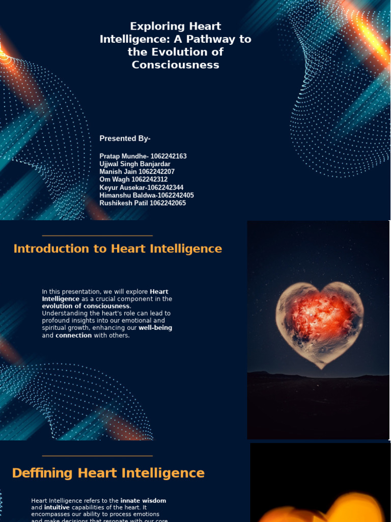 Peace Presentation Heart intelligence | PDF | Meditation | Intelligence