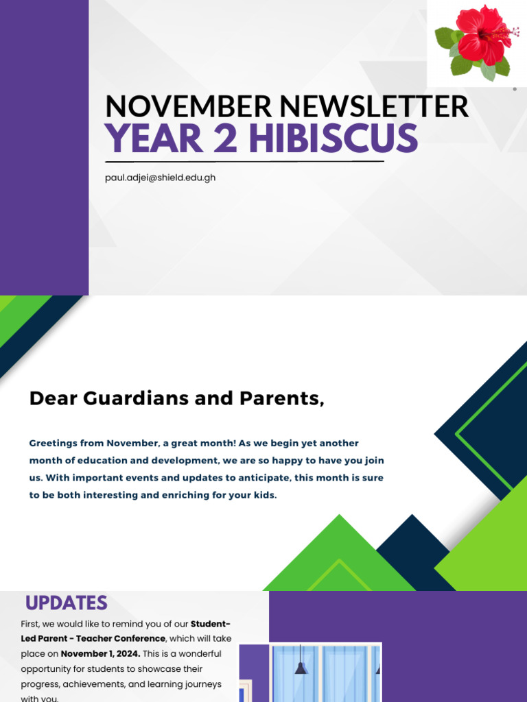 November Updates for Parents | PDF