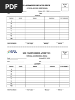 Sports Day Score Sheet Partake | PDF | Takeoff | Sports