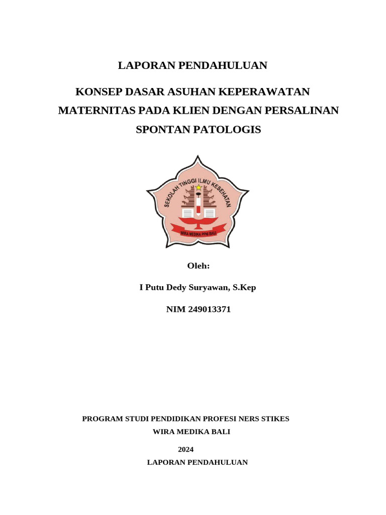LP Persalinan Normal | PDF